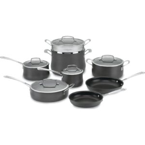 cuisinart 64-13 13-piece hard anodized contour-stainless-steel, cookware set