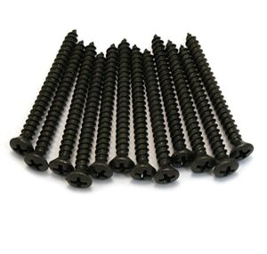 fender neck mounting screws (black)