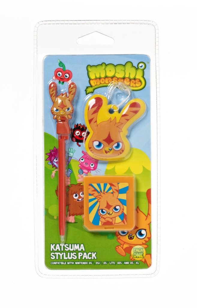 Moshi Monsters Stylus Pack Katsuma For Nintendo DS Lite/DSi/3DS/New 3DS XL