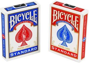 bicycle standard face playing cards, 2 piece