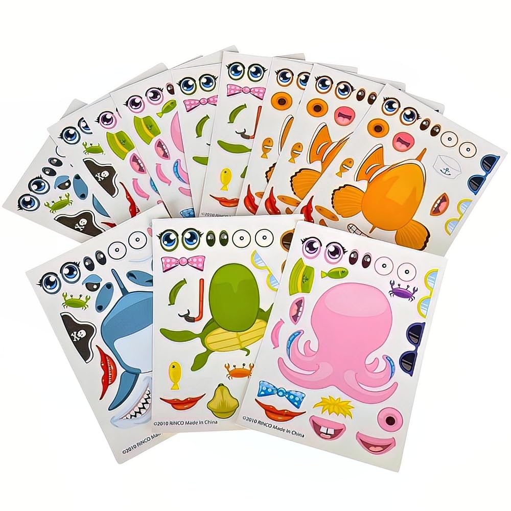 Rhode Island Novelty Make A SEA Life Animal Sticker