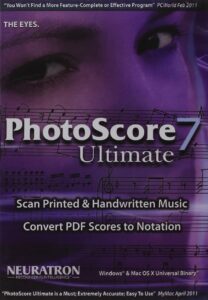 photoscore ultimate 7 - software - cd-rom