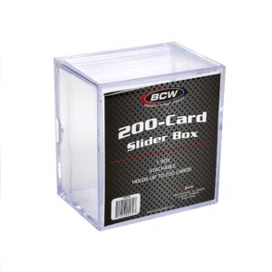 bcw 1-sb200 2 piece slider box - 200 count