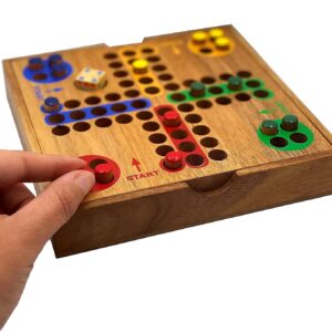 Ludo Game - Wooden Board Classic Strategy Fun Game