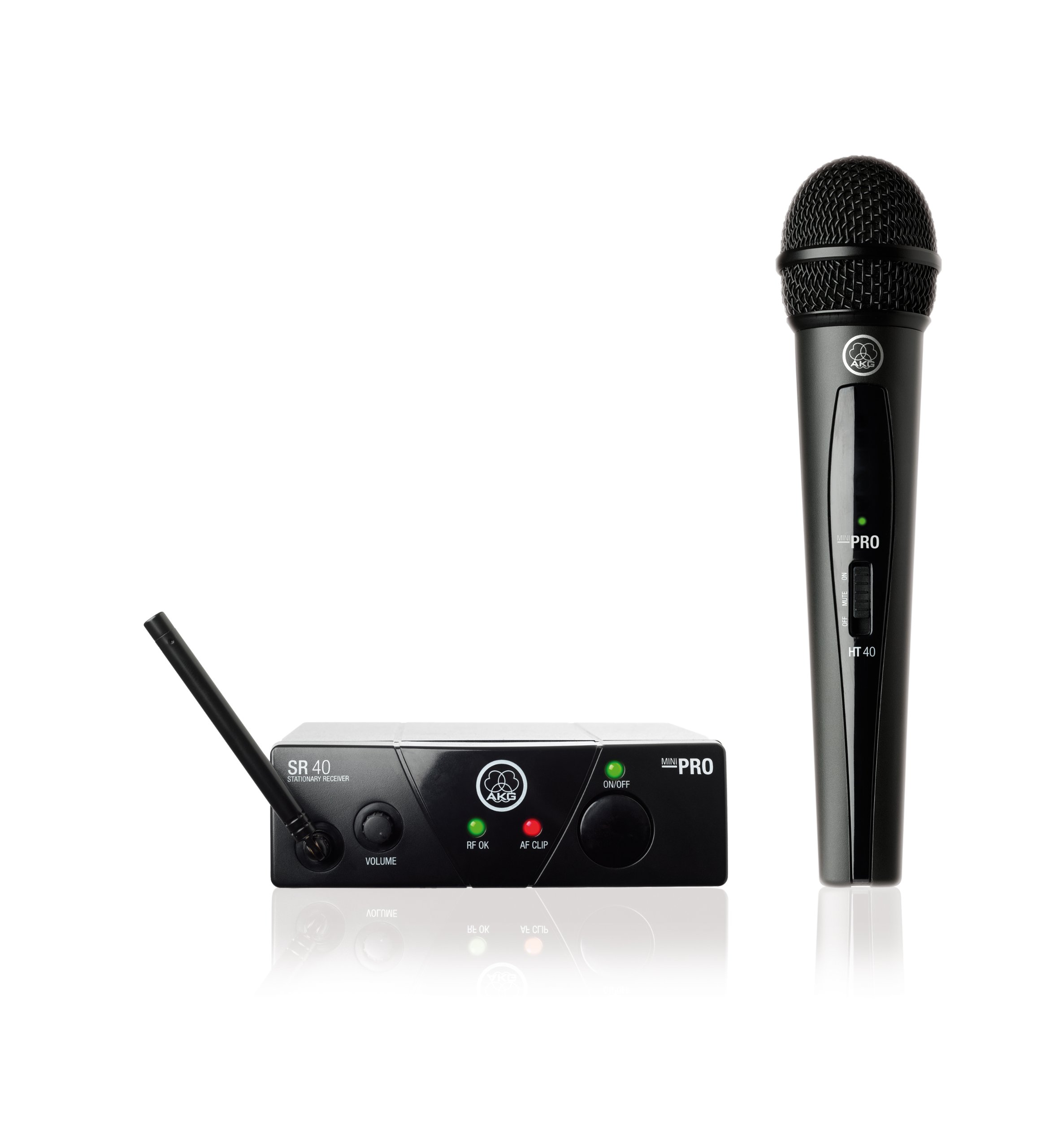 AKG Pro Audio WMS40 Mini Vocal Set BD US45C Wireless Microphone System