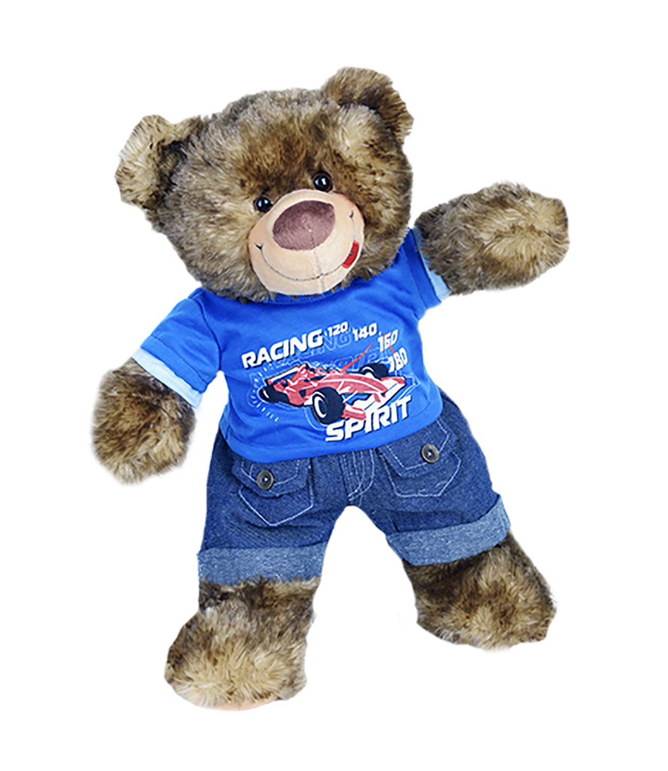 Cool Racecar Outfit Outfit Fits Most 14" - 18" Build-a-Bear and Make Your Own Stuffed Animals