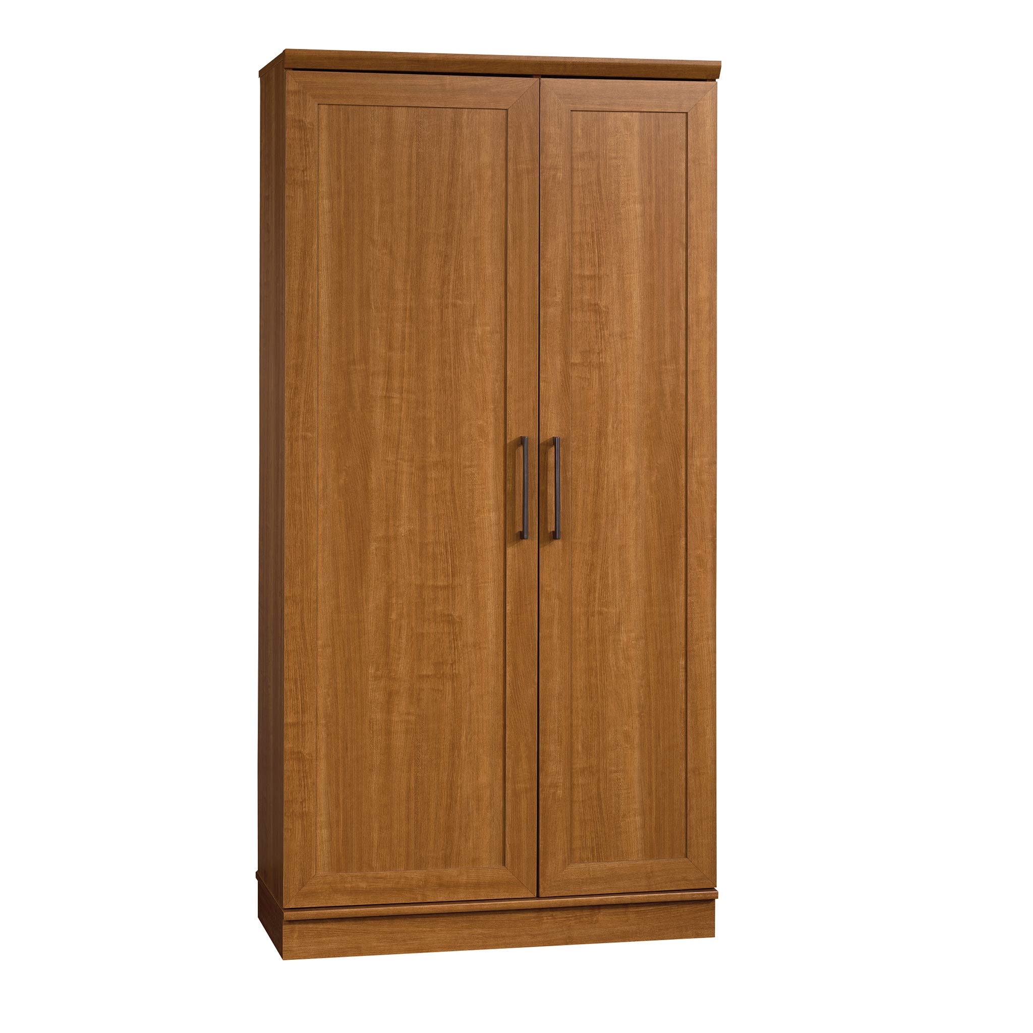 Sauder HomePlus Storage Pantry cabinets, L: 35.35" x W: 17.01" x H: 71.18", Sienna Oak