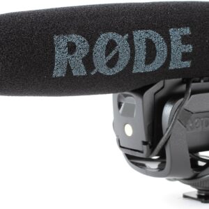 Rode Microphones VideoMic Pro Compact Shotgun Microphone, 200 Ohms - Bundle - with Deadcat VMP Furry Wind Cover for VideoMicPro