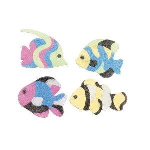 fun express fish sand art magnet craft kit - vbs vacation bible school supplies/decor - crafts for kids and fun home activities