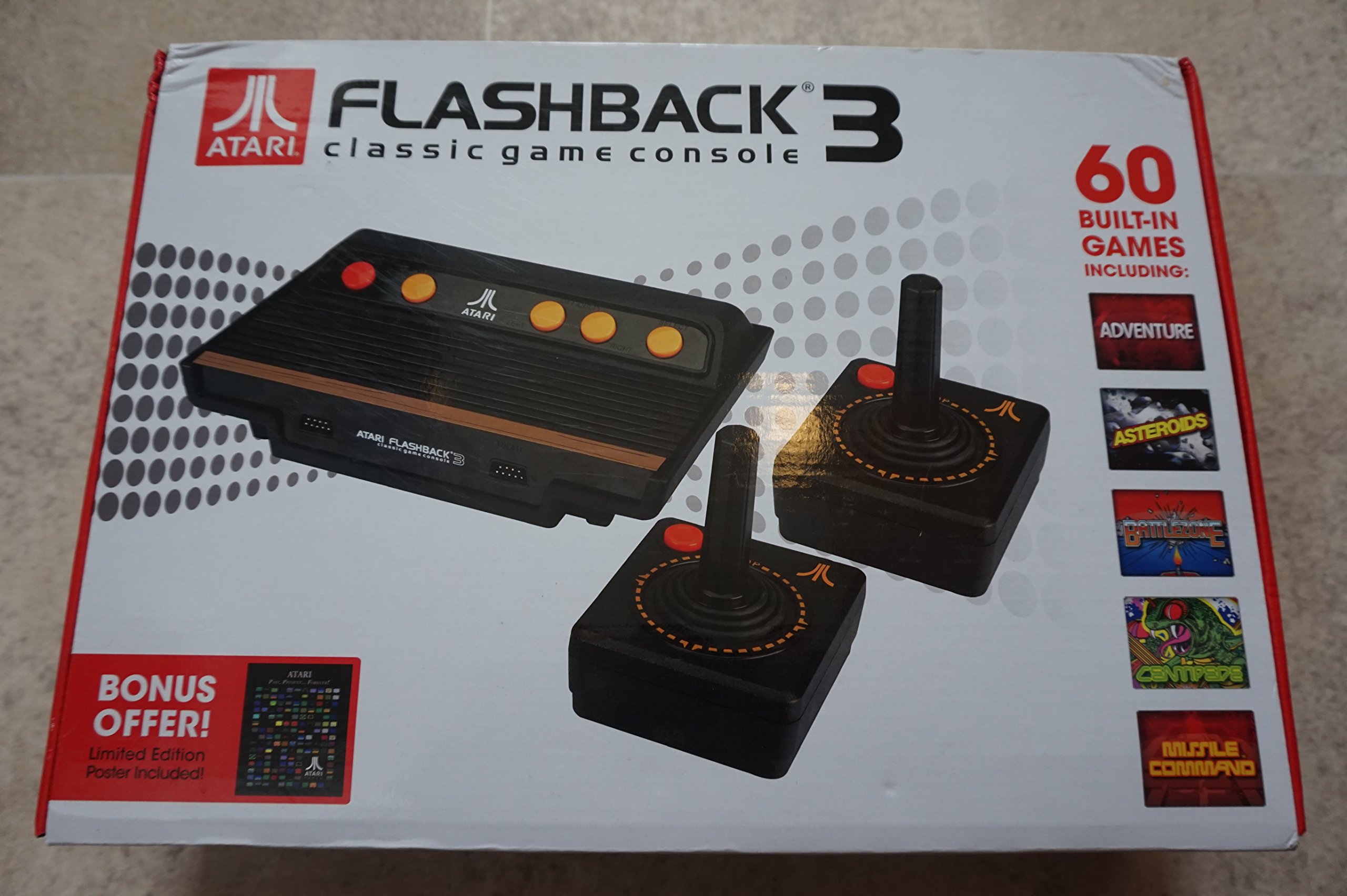 Atari Flashback 3 with 60 built in Atari games