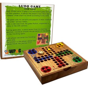 Ludo Game - Wooden Board Classic Strategy Fun Game