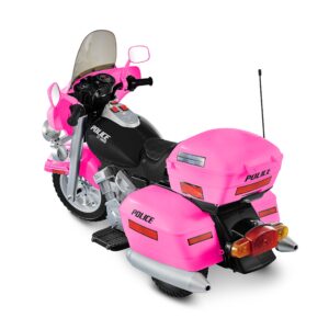 Kid Motorz 12V Patrol H. Police Ride On, Pink