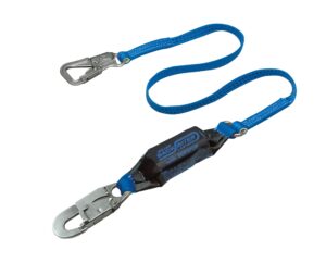 miller by honeywell 913bd/6ftbl backbiter tie back lanyard, blue