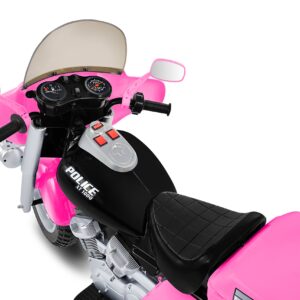 Kid Motorz 12V Patrol H. Police Ride On, Pink