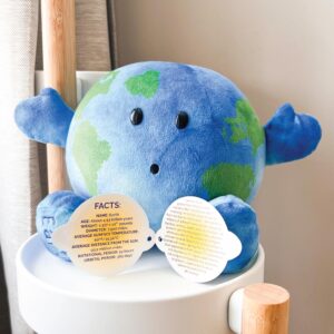 Celestial Buddies Little Earth Buddy Science Astronomy Learning Space Solar System Educational Plush Planet Toys - 10 Inches