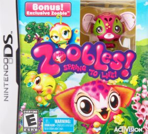 zoobles with toy - nintendo ds