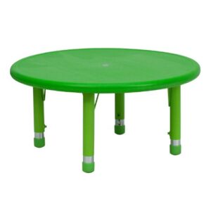 flash furniture green preschool activity table, 33'