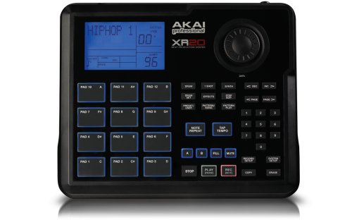 Akai Professional XR20 | Beat Production Station Drum Machine with 12 Trigger Pads, Note Repeat, and 700 Sounds