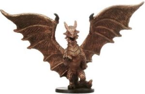 d & d minis: medium copper dragon # 20 - blood war