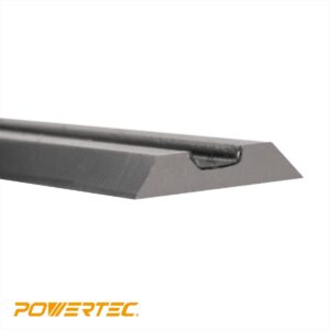 POWERTEC 3-1/4" HSS Planer Blades 10 PK for WEN 6530, DeWalt DCP580B, PORTER-CABLE PC70THP, RYOBI P611, BOSCH PK2632K, Makita XPK01Z, Craftsman, Skil Hand Planer, Replacement Electric Planer Blades