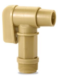 3/4" polyethylene drum faucet