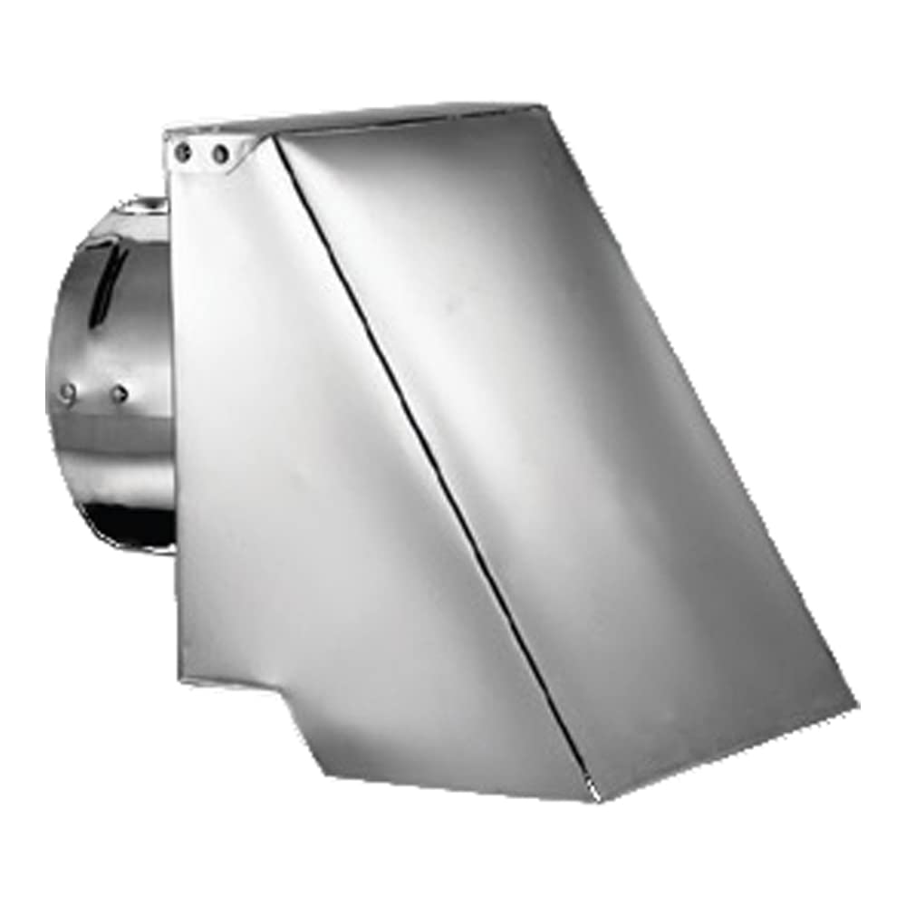 M&G DuraVent 4PVP-HSC 4 PelletVent Pro Square Horizontal Termination Cap, Galvanized, 4" (Pack of 1)