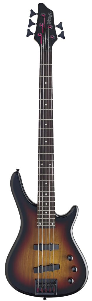 Stagg BC300 5-String Fusion Electric Bass Guitar - Sunburst