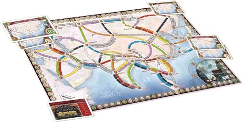 Ticket to Ride Asia Board Game EXPANSION - Expand Your Railway Adventures! Fun Family Game for Kids & Adults, Ages 8+, 2-6 Players, 30-60 Minute Playtime, Made by Days of Wonder