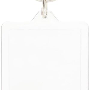 Baker Ross-E4572 Make Your Own Keyring Kit (Pack of 8), For Kids To Assemble And Attach To Key Rings And Bags, 8-pk, White