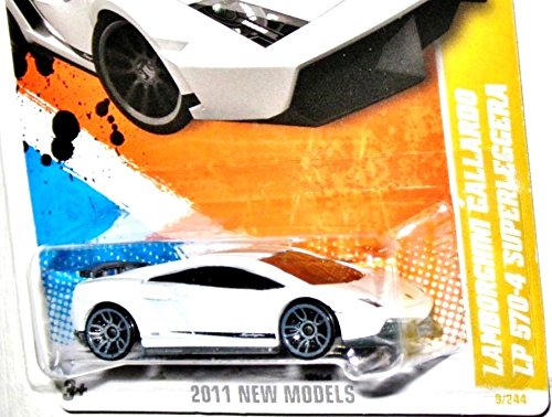 Hot Wheels Lamborghini Gallardo LP 570-4 Superleggera White 2011 #9/244