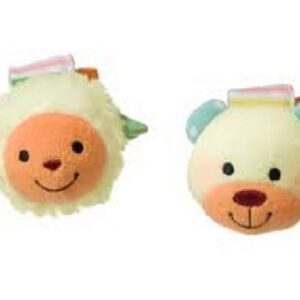 Infantino Wrist Rattles - Lamb and Bear