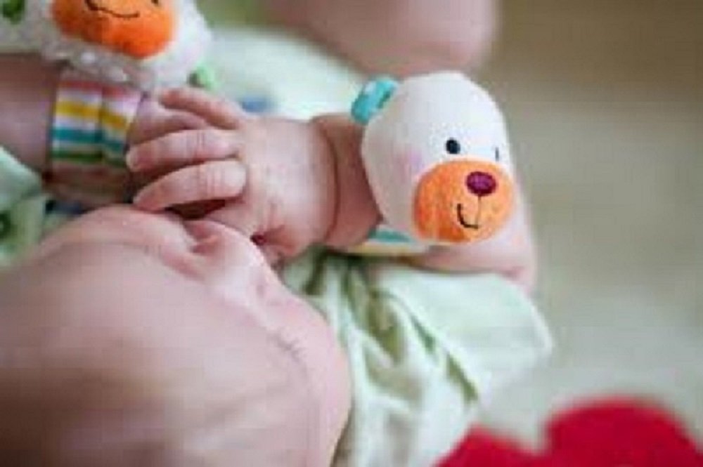 Infantino Wrist Rattles - Lamb and Bear