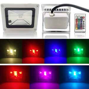 KLAREN 16 Color Tones RGB LED Flood Light for Illumination and Beautification of Home Hotel Garden Landscape