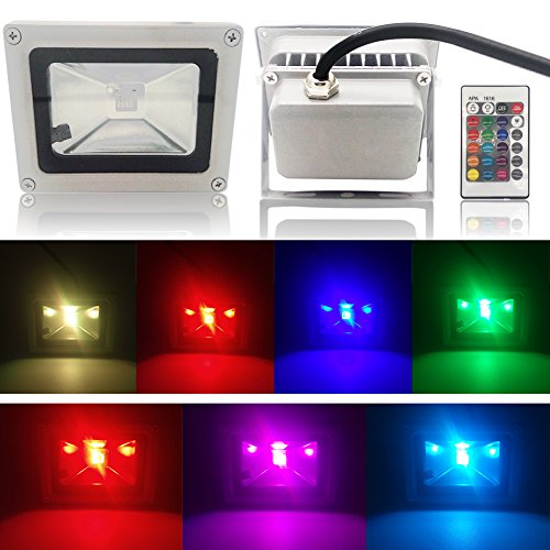 KLAREN 16 Color Tones RGB LED Flood Light for Illumination and Beautification of Home Hotel Garden Landscape