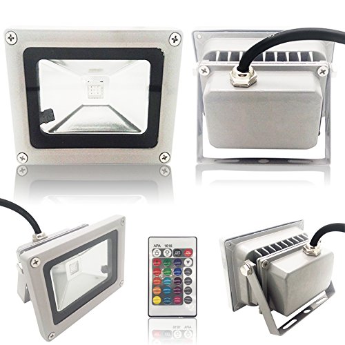 KLAREN 16 Color Tones RGB LED Flood Light for Illumination and Beautification of Home Hotel Garden Landscape