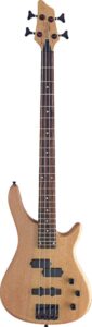 stagg bc300-ns fusion electric bass guitar - natural