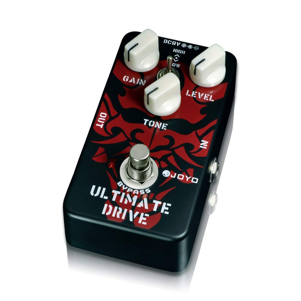 JOYO JF-02 Ultimate Overdrive Pedal, Featuring True Bypass Wiring, Tone Switch and Quality Components