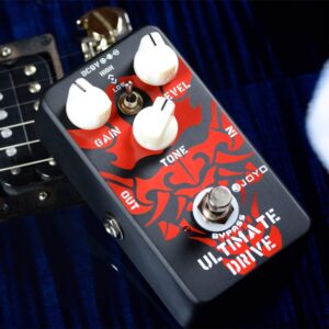 JOYO JF-02 Ultimate Overdrive Pedal, Featuring True Bypass Wiring, Tone Switch and Quality Components