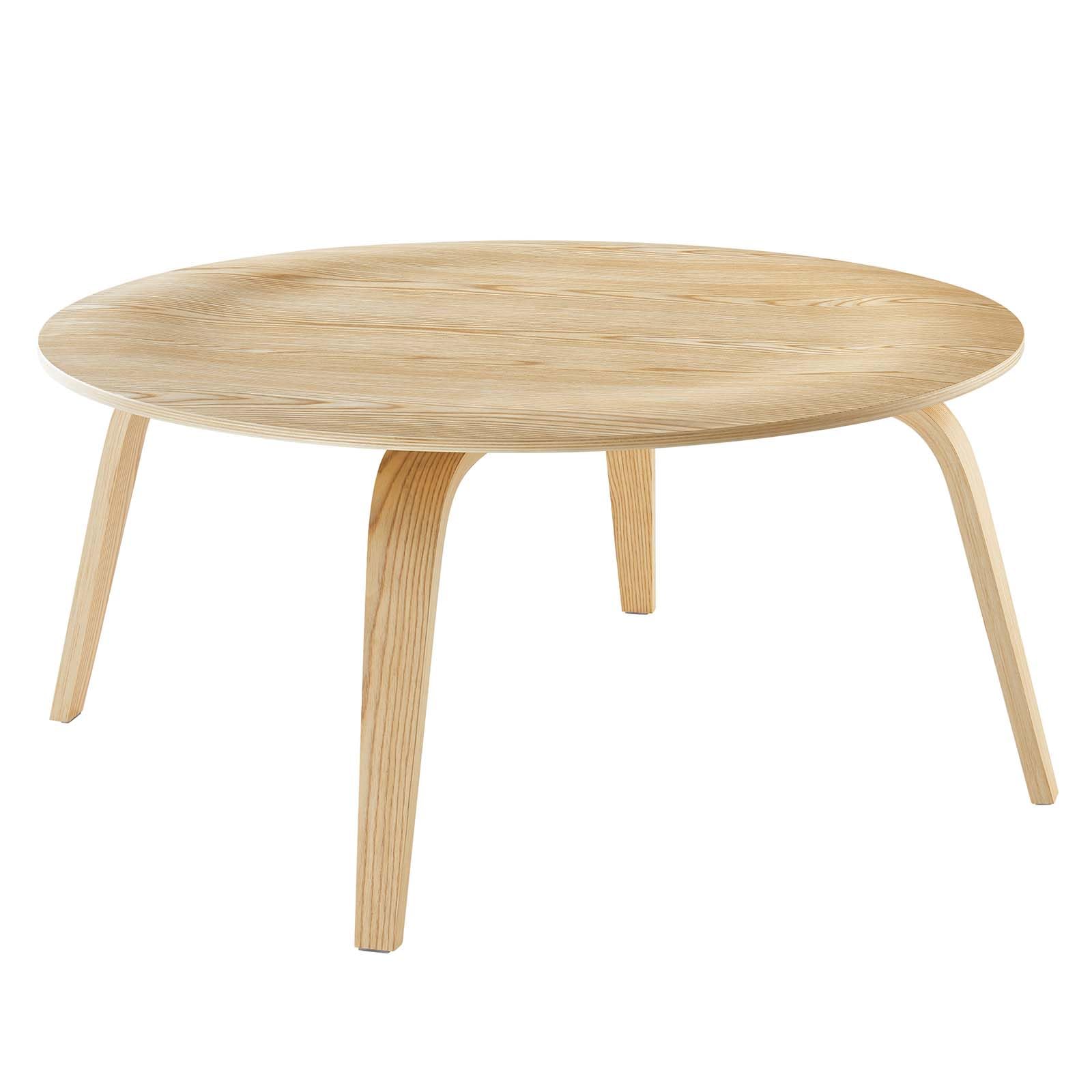 Modway Plywood Coffee Table in Natural