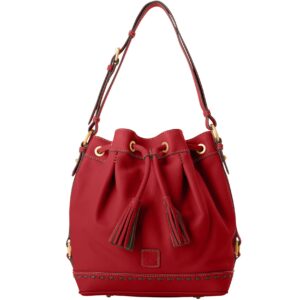 dooney & bourke handbag, florentine drawstring - red