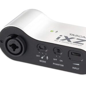 Tascam iXZ Mic & Instrument Interface for iPad/iPhone/iPod Touch