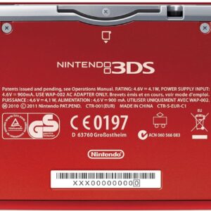 NINTENDO 2200249 CONSOLE 3DS METALLIC RED