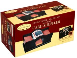 classic game collection manual card shuffler