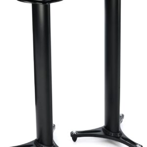 Ultimate Support MS-100B Adjustable Studio Monitor Stands - Black