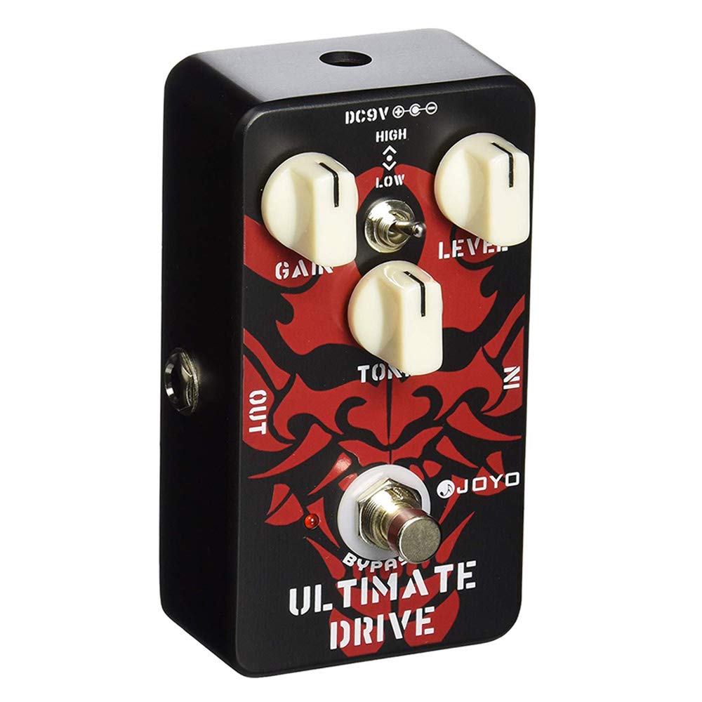 JOYO JF-02 Ultimate Overdrive Pedal, Featuring True Bypass Wiring, Tone Switch and Quality Components