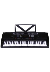 huntington kb61 61-key portable electronic keyboard, black