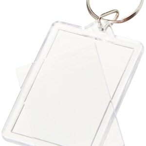 Baker Ross-E4572 Make Your Own Keyring Kit (Pack of 8), For Kids To Assemble And Attach To Key Rings And Bags, 8-pk, White