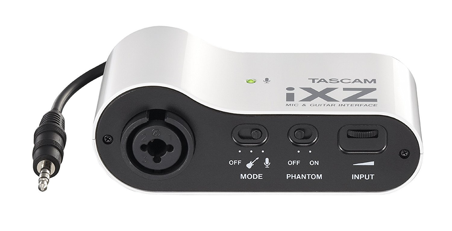 Tascam iXZ Mic & Instrument Interface for iPad/iPhone/iPod Touch