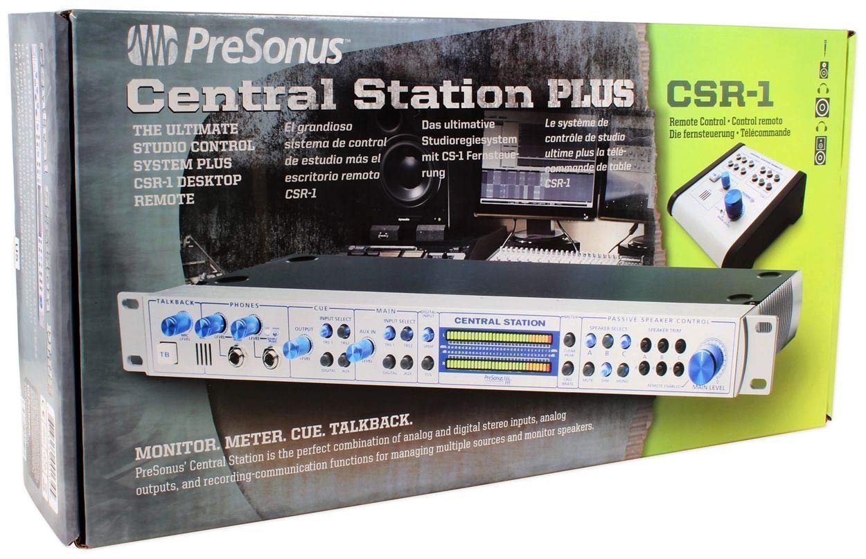 PreSonus Central Station Plus: Studio Control Center with Remote Control