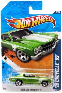 2011 hot wheels '70 chevelle ss light green #102/244